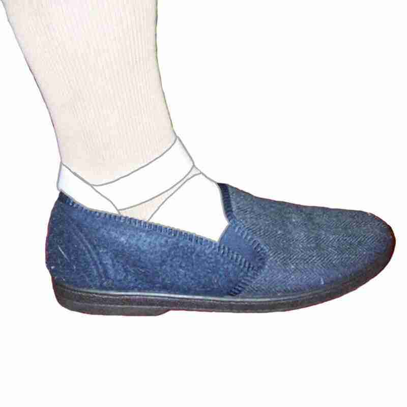 Non-Slip Bed Slipper for Compression Stockings - Helps prevent tripping