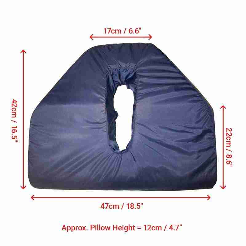 Prone Pillow - For therapy on tables with no face hole