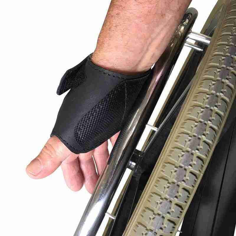Wheelchair Leather Push Pads - Protection for the hands